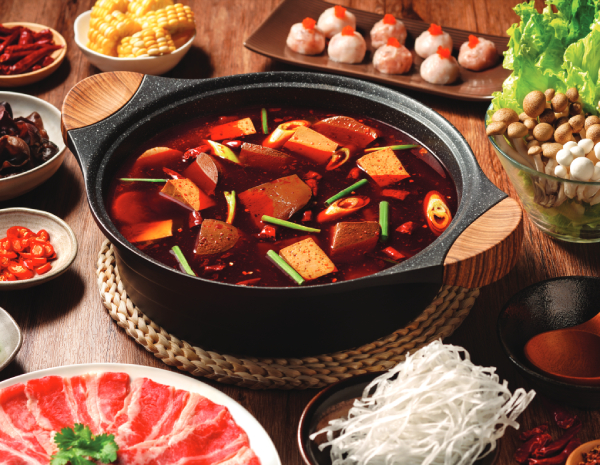 Mala Duck Blood and Tofu Hotpot | HONG KONG